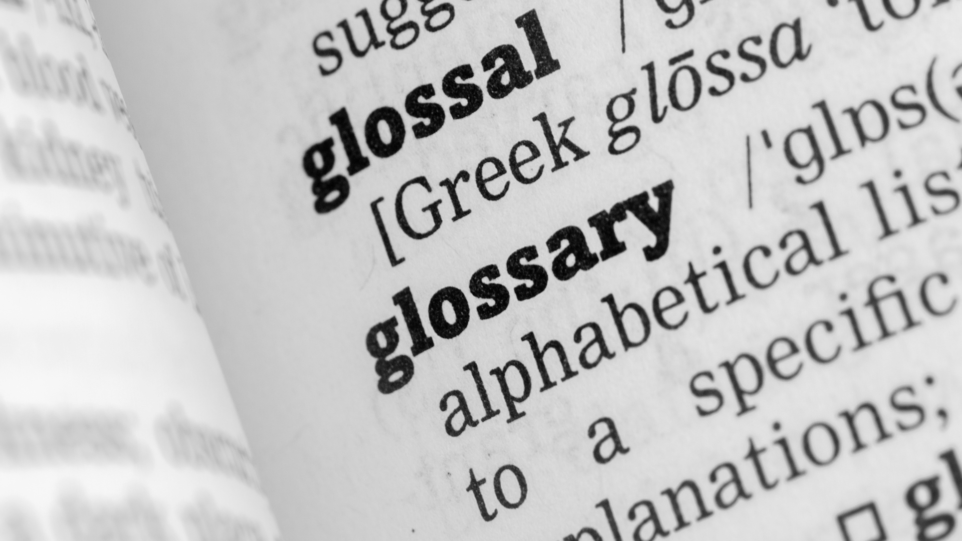 Glossary / Definitions | Velox Health Metadata